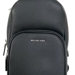 Michael Kors Cooper Commuter Sling Pack Embossed Leather Backpack