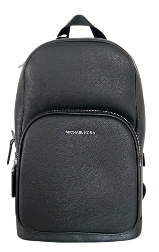 Michael Kors Cooper Commuter Sling Pack Embossed Leather Backpack