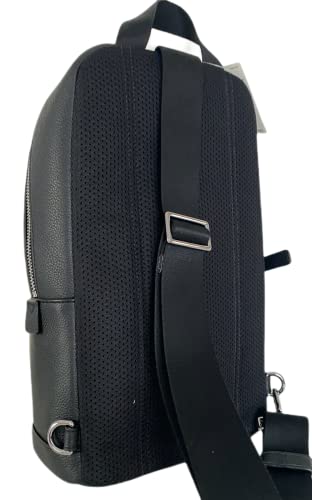 Michael Kors Cooper Commuter Sling Pack Embossed Leather Backpack