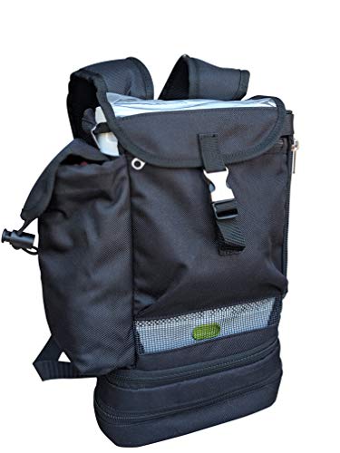 Backpack for Philips Respironics SimplyGo Min POC (only fits the SimplyGo mini, not the regular) Carrying Holder Backpack for both standard & extended batteries