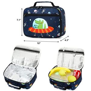 CAMTOP Rolling Backpack With Matching Lunch Bag Kids Luggage Carry On Girls Boys School Bookbags Wheeled Backpack Set