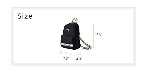 Eco Friendly Mini Backpack In Black, Made With Durable Recyled Polyester Fabric Ideal Back Pack For Laptop Or As A School Backpack IWP I WAS PLASTIC