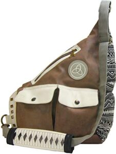 the walking dead – michonne faux leather sling bag