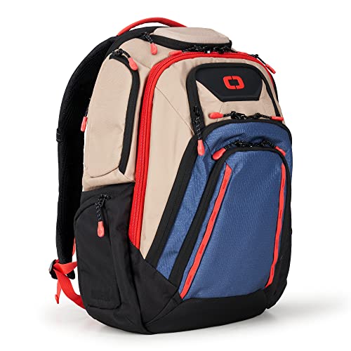 OGIO Renegade Pro Backpack, Tan/Blue/Red, 26 Liter