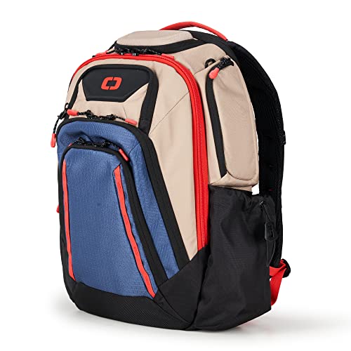 OGIO Renegade Pro Backpack, Tan/Blue/Red, 26 Liter