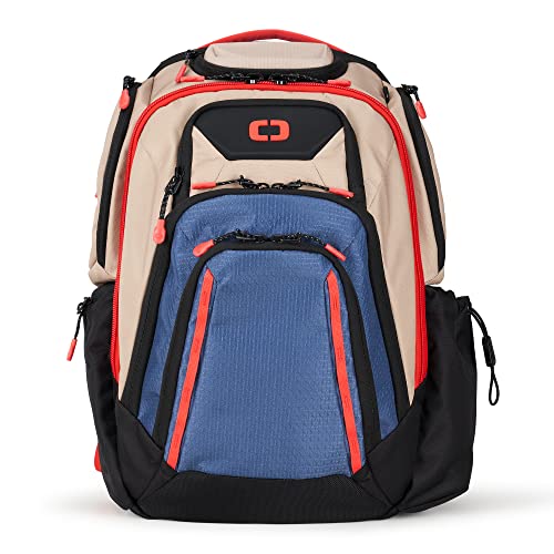 OGIO Renegade Pro Backpack, Tan/Blue/Red, 26 Liter