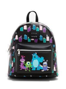 loungefly disney pixar monsters, inc. doors mini backpack