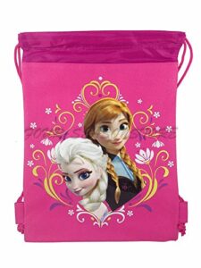 disney frozen drawstring backpack – pink