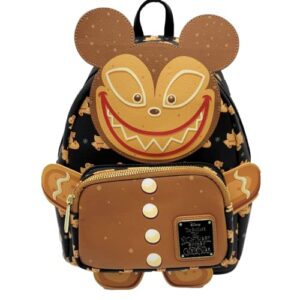 loungefly x disney nightmare before christmas gingerbread scarry teddy mini backpack