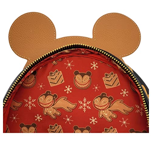 Loungefly x Disney Nightmare Before Christmas Gingerbread Scarry Teddy Mini Backpack