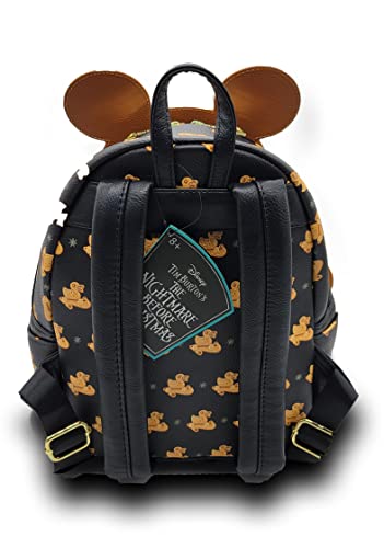 Loungefly x Disney Nightmare Before Christmas Gingerbread Scarry Teddy Mini Backpack