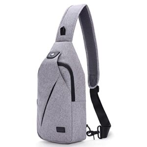 peicees sling bag for men women wateproof sling backpack mens crossbody bag chest bag sling purse for women travel/hiking