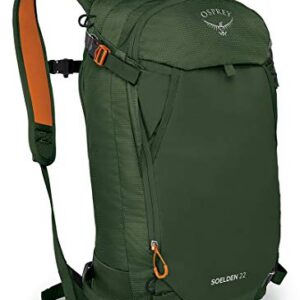 Osprey Soelden 22 Men's Backcountry Ski and Snowboard Backpack, Dustmoss Green, One Size