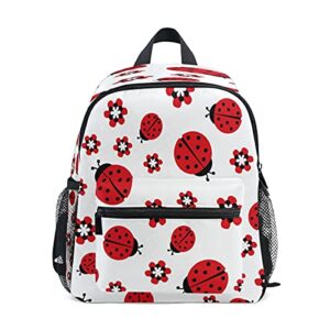 cute animal ladybugs flower kids backpack boys girls toddler bookbag for elementary school kindergarten preschool children travel with chest strap