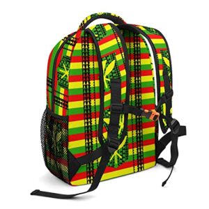 Tribal Kanaka Maoli Flag Kids Backpack Printed Shoulders Bookbag Travel Outdoors for Men Women