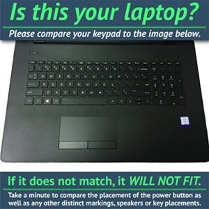 MightySkins Skin Compatible with HP 17t Laptop 17.3" (2017) - Blue Skulls | Protective, Durable, and Unique Vinyl Decal wrap Cover | Easy to Apply, Remove, and Change Styles | Made in The USA