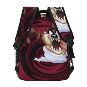 lwufnok Tasmanian Devil Taz Backpack Versatile High capacity Casual Backpack 16" for girls men boys