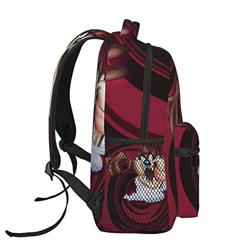 lwufnok Tasmanian Devil Taz Backpack Versatile High capacity Casual Backpack 16" for girls men boys