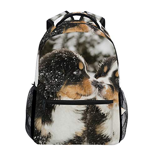 School College Backpack Rucksack Travel Bookbag Outdoor Bernese Mountain Dog