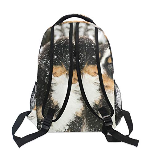 School College Backpack Rucksack Travel Bookbag Outdoor Bernese Mountain Dog