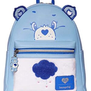 Care Bears Grumpy Bear Flocked Mini-Backpack - Entertainment Earth Exclusive