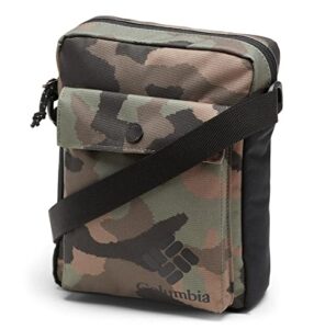 columbia unisex zigzag side bag, cypress camo/black, one size