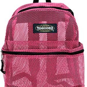 Transworld Mesh Backpack - Hot Pink