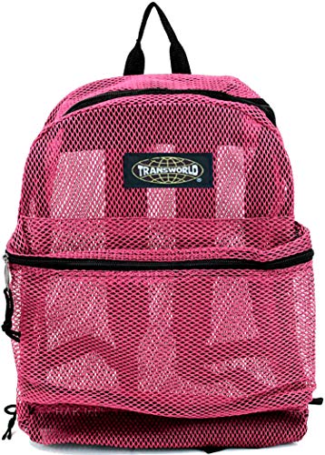 Transworld Mesh Backpack - Hot Pink