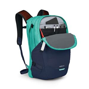 Osprey Nebula 32 Laptop Backpack, Reverie Green/Cetacean Blue