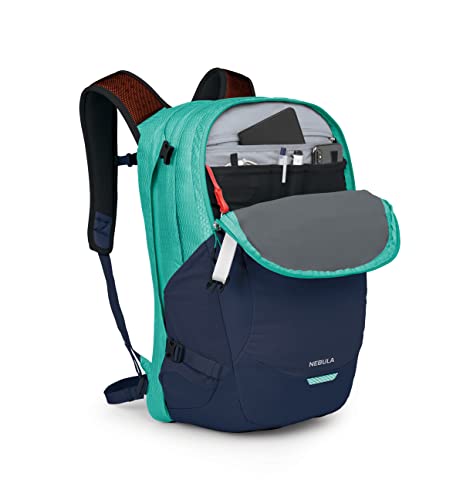 Osprey Nebula 32 Laptop Backpack, Reverie Green/Cetacean Blue