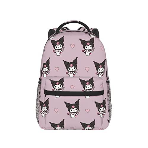 Zqiyhre Kuro Backpack Print Cartoon Small Laptop Backpack School Backpack for Teens