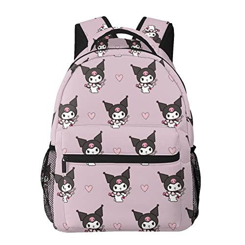 Zqiyhre Kuro Backpack Print Cartoon Small Laptop Backpack School Backpack for Teens