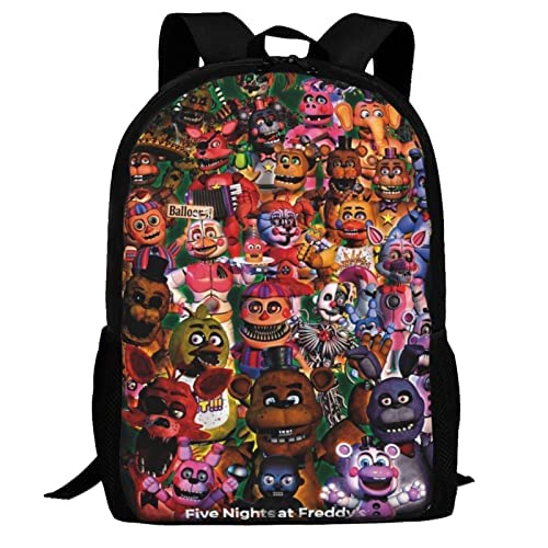 qmuzwed Game 3D Backpack Youth College Backpack Casual Outdoor Daypack 17 inch (STYLE-1)