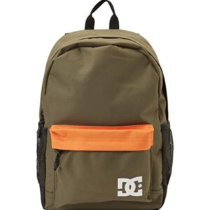 DC Shoes Backsider Seasonal 4, Men's Skate Lifestyle Backpack, Ivy Green Orange, One Size, Skate Lifestyle Backpack