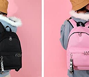 WANHONGYUE One Piece Monkey D Luffy Anime Backpack Book Bag Laptop School Bag Women Girls Cosplay Daypack Rucksack Bag Pink/20