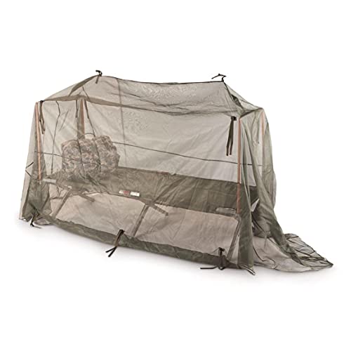 Genuine Issue Lightweight, Durable, Nylon Skeeta Tent, Mosquito Netting, Camping, Outdoors OD, New Made in USA