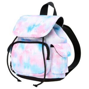 claire’s mini backpack purse – cute backpack for little girls and teens tie dye mini neoprene backpack – pink/blue- mini backpack 6.5×3.5×7.5