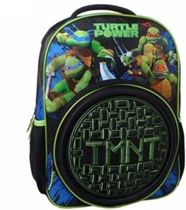 nickelodeon teenage mutant ninja turtles tmnt shell 16″ large school backpack us