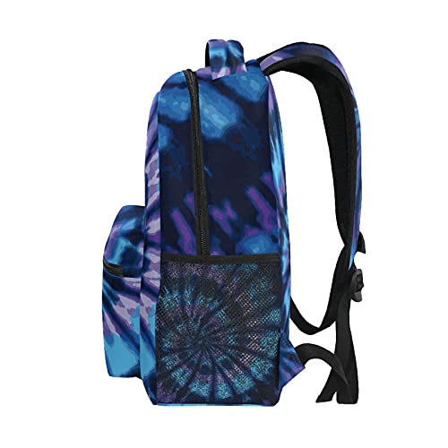 ALAZA Tie Dye Bule Unisex Schoolbag Travel Laptop Bags Casual Daypack Book Bag