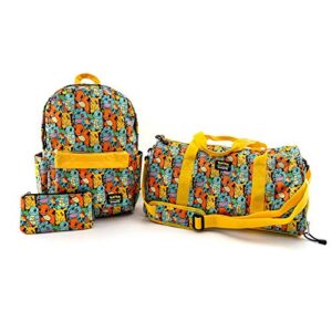 Loungefly x Pokemon Starters AOP Nylon Backpack