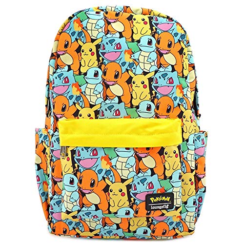 Loungefly x Pokemon Starters AOP Nylon Backpack