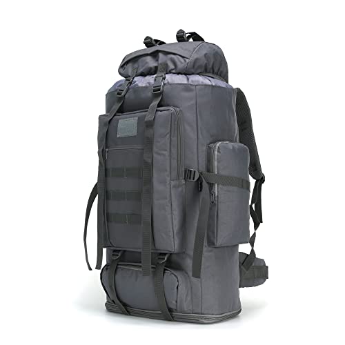 KXBUNQD Waterproof Camping Hiking Backpack 70L/100L Molle Rucksack Large Daypack for Travelling