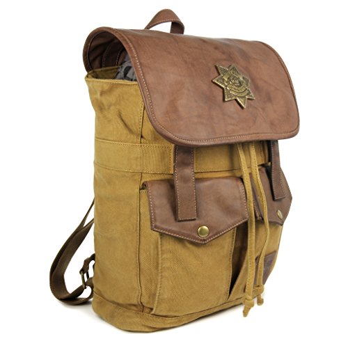 The Coop Walking Dead Rick's Sheriff Backpack-Brown