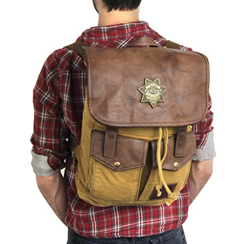 The Coop Walking Dead Rick's Sheriff Backpack-Brown