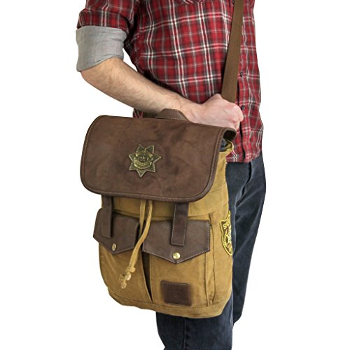 The Coop Walking Dead Rick's Sheriff Backpack-Brown