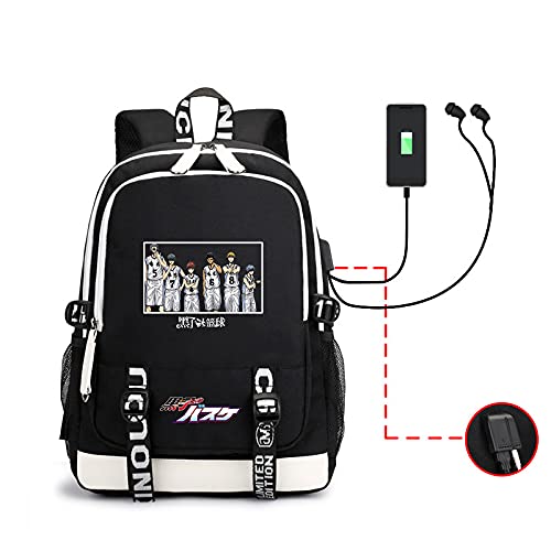 Joyee Anime Basketball Cosplay Backpack with USB Charging port for Teen. (6)