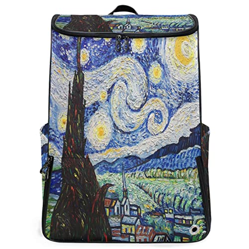 Travel Backpack Van Gogh The Starry Night Beach Gym Backpack For Men Or Women Outdoor Sports Big Carry On Bag