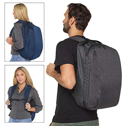 Xelfly Weekend 17 Inch Travel Laptop Backpack for Men/Women/Teen (Charcoal)