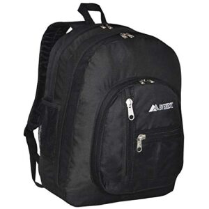 Double Compartment Backpack Color: Black