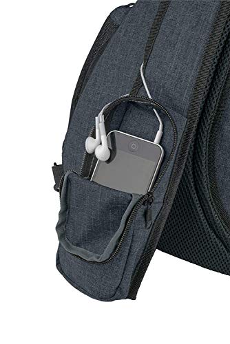 NeatPack Versatile Canvas Sling Bags, Travel Backpack, Wear Over Shoulder or Crossbody Bags - Black